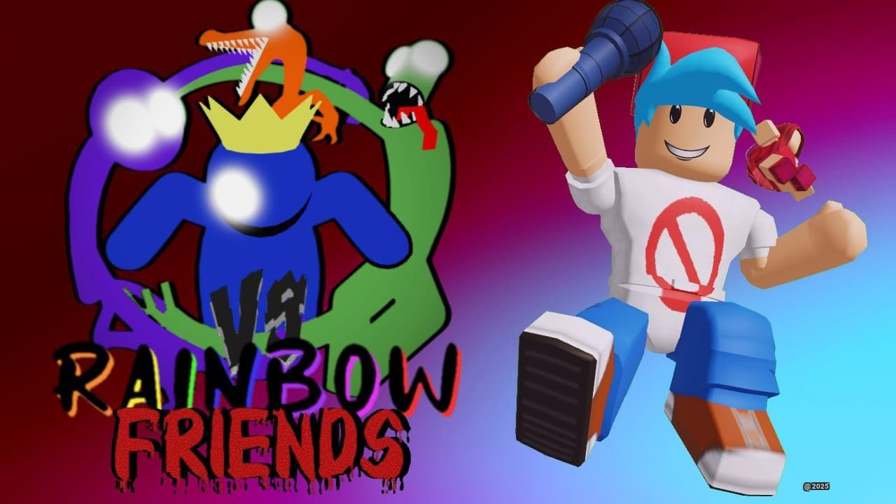 Fnf Vs Rainbow Friends - A Thrilling Fusion of Rhythm and Survival ...